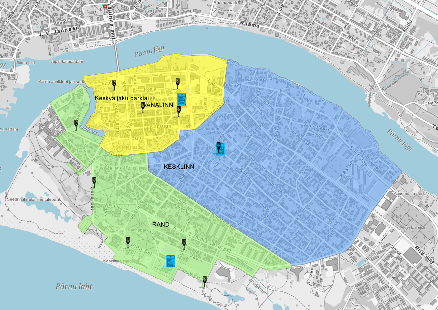 Parkimine Pärnus- tasuta ja tasulised võimalused - Pärnu Leht